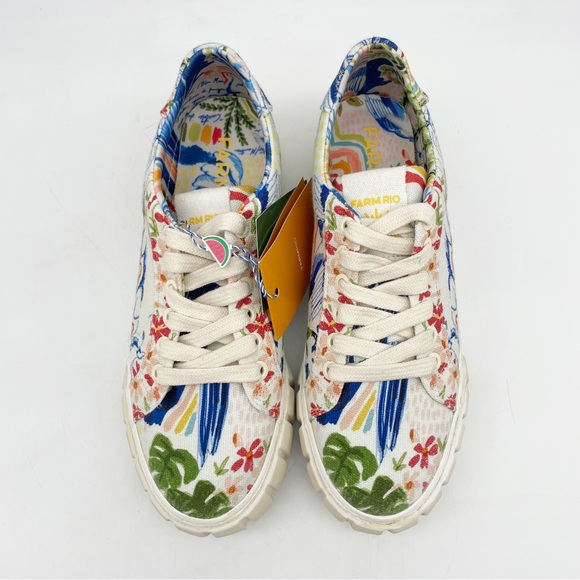 FARM Rio | Shoes | Farm Rio Copacabana Flatform Sneakers | Poshmark